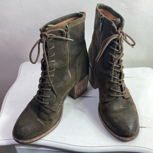 Patricia Nash | Shoes | Patricia Nash Sicily Dark Olive Suede Leather ...